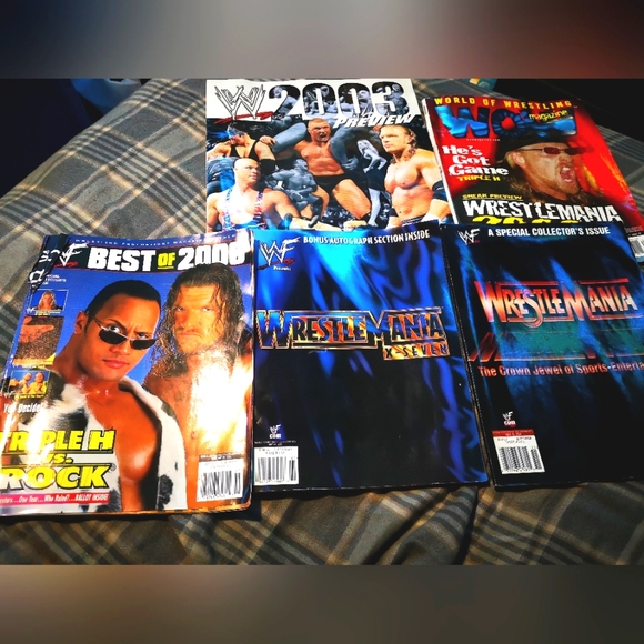 WWE | Accents | Vintage Y2k Wrestling Magazines Wwe | Poshmark